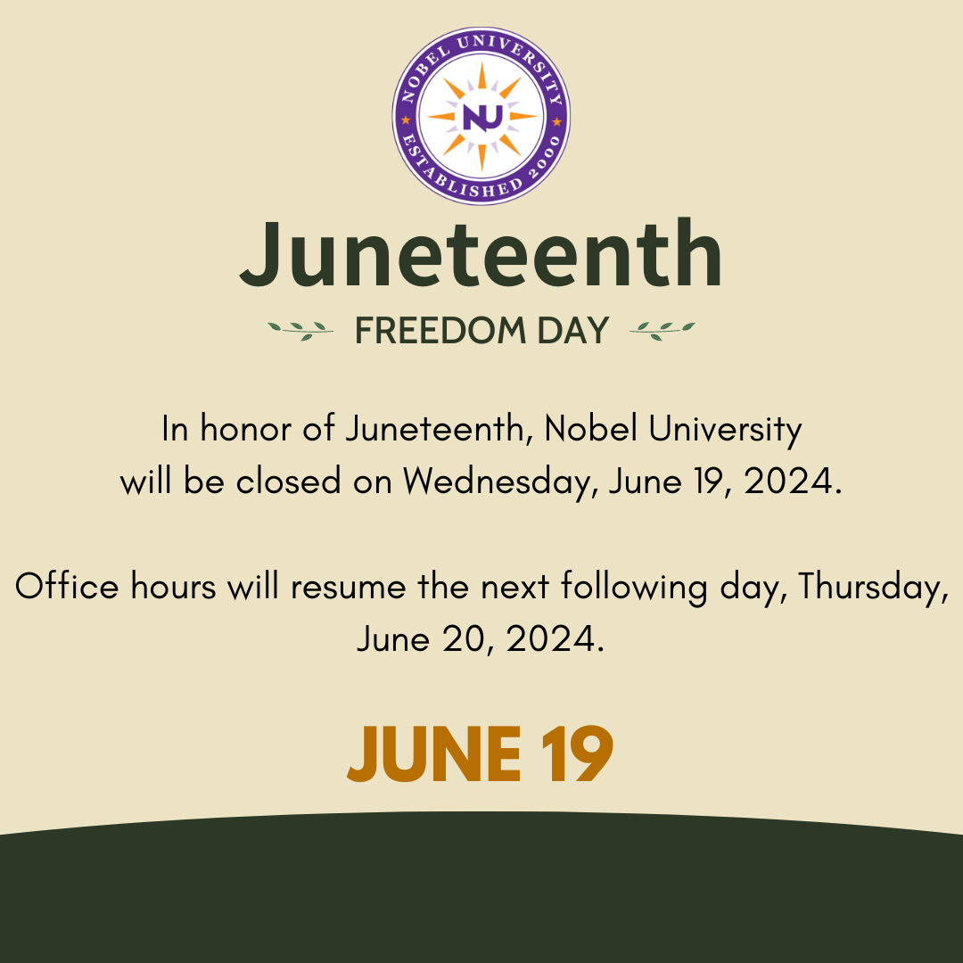 Juneteenth 2024 – Nobel University