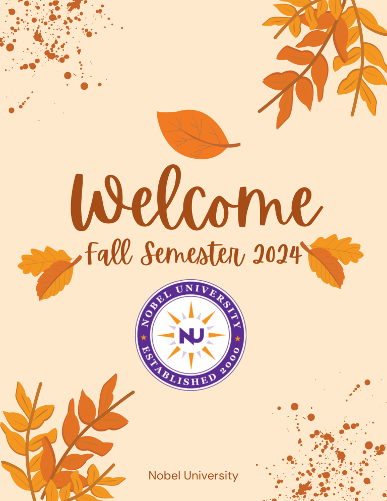 First Day of Fall Semester 2024 – Nobel University